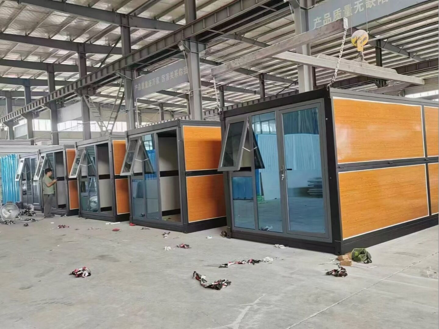 Customizable Flat Pack Container House Fold Container Foldable ...