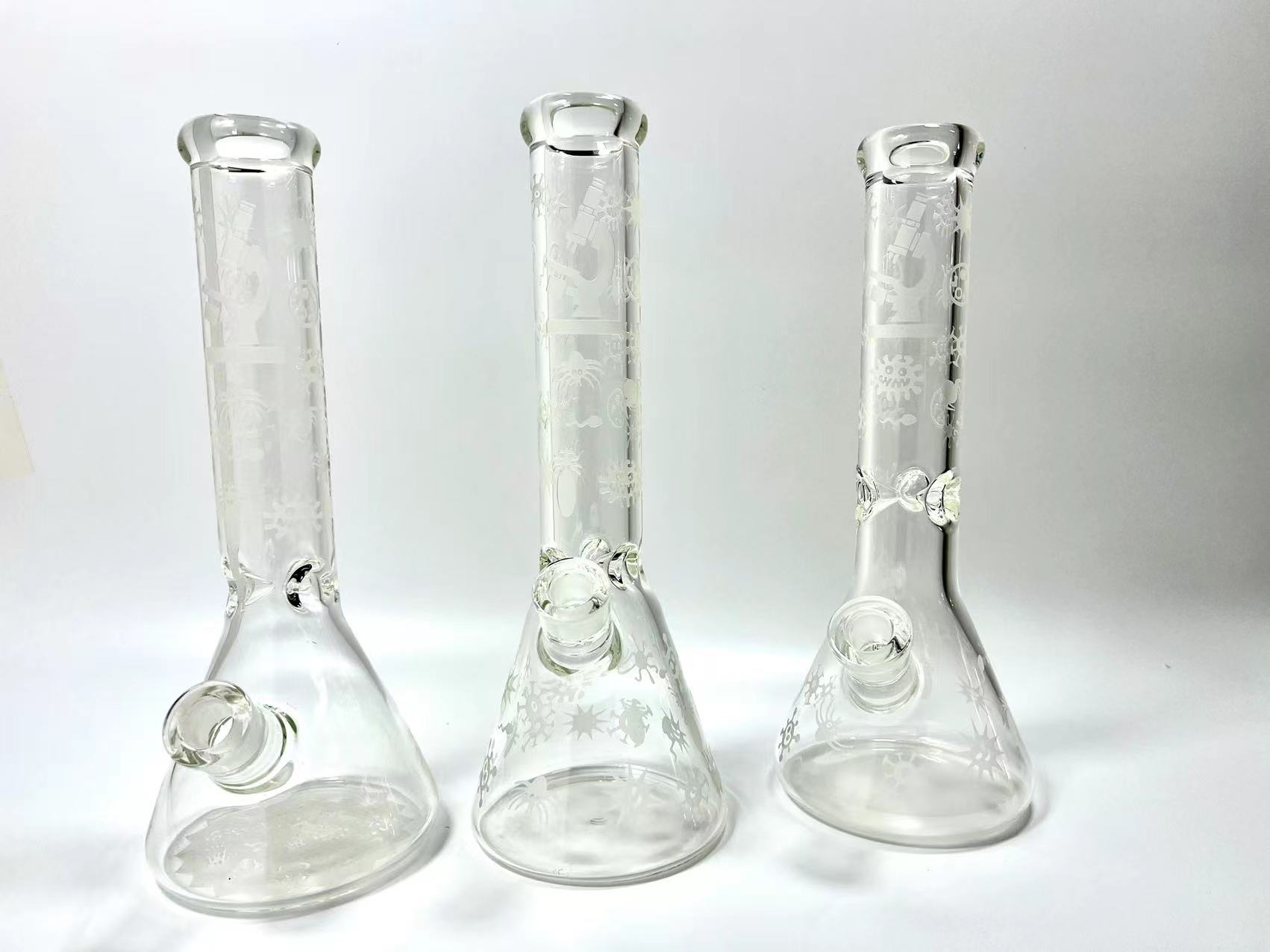 Bulk Buy China Wholesale Factory Price Handmade Creative Clear Long Tubeprinted Glass Smoking ...