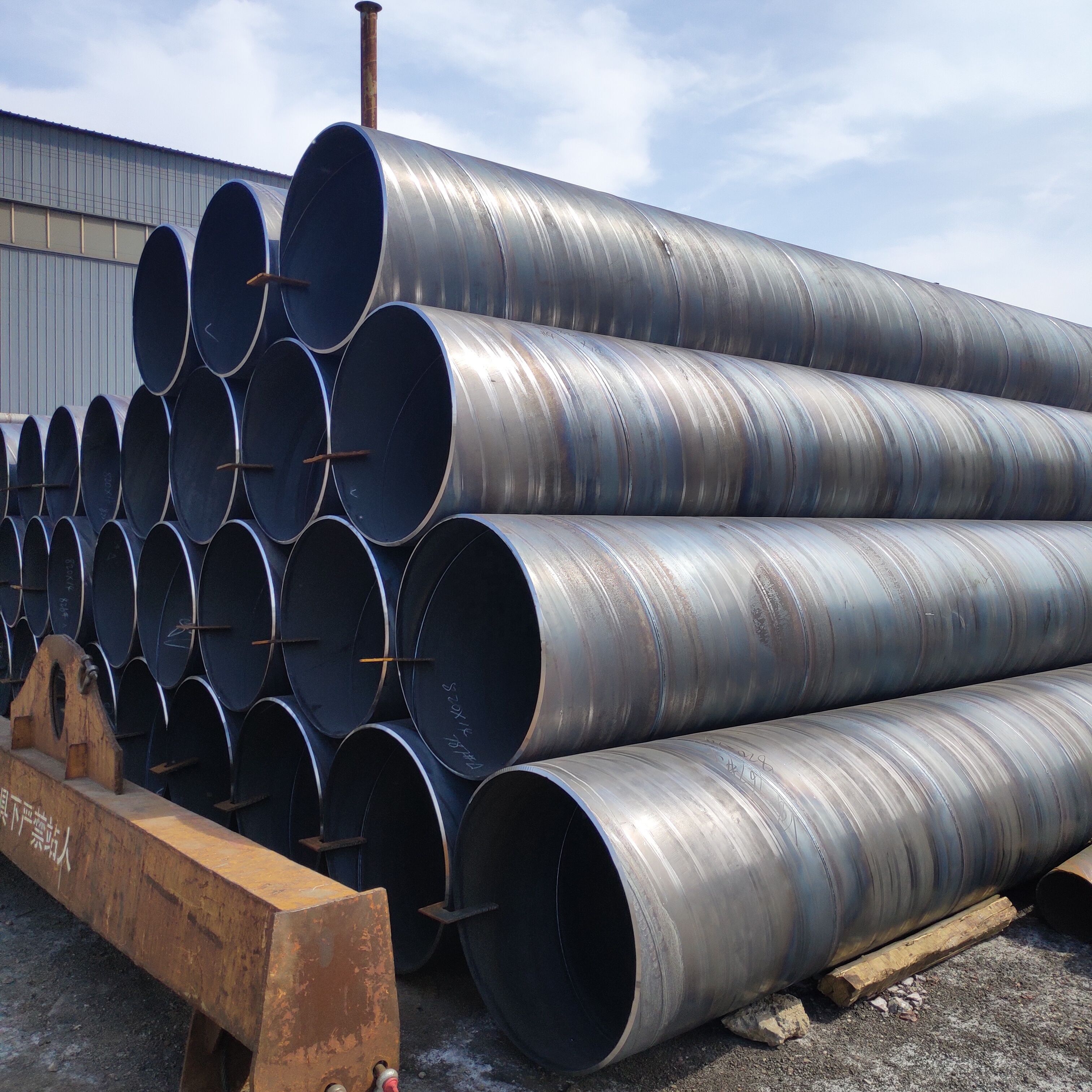 Astm A252 Grade 3 Ssaw Spiral Api 5l Welded Steel Pipe, Astm A252 Ssaw ...
