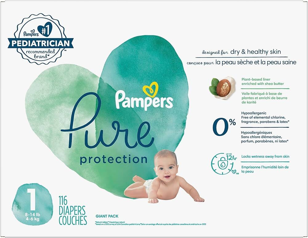 2024 Wholesale Price Pampers Pure Protection Diapers - Size 7 60 Count ...