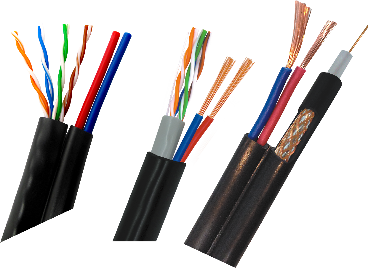 Coaxial Cable Camera Cctv Rg6 Rg59+2c Catv High Quality Communication ...
