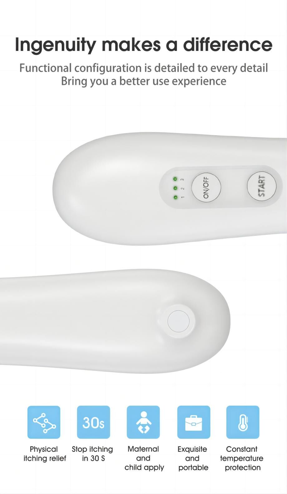 Electric Anti-itch Pen For Mosquito Bites With Heat Relief And Toxin ...