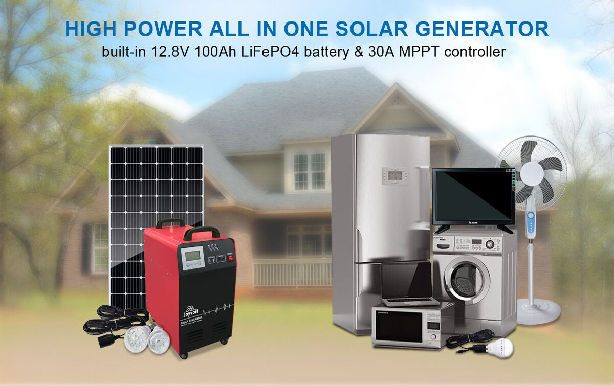 Reliable Clean Solar Power System 1kw All In One Solar Generator With ...