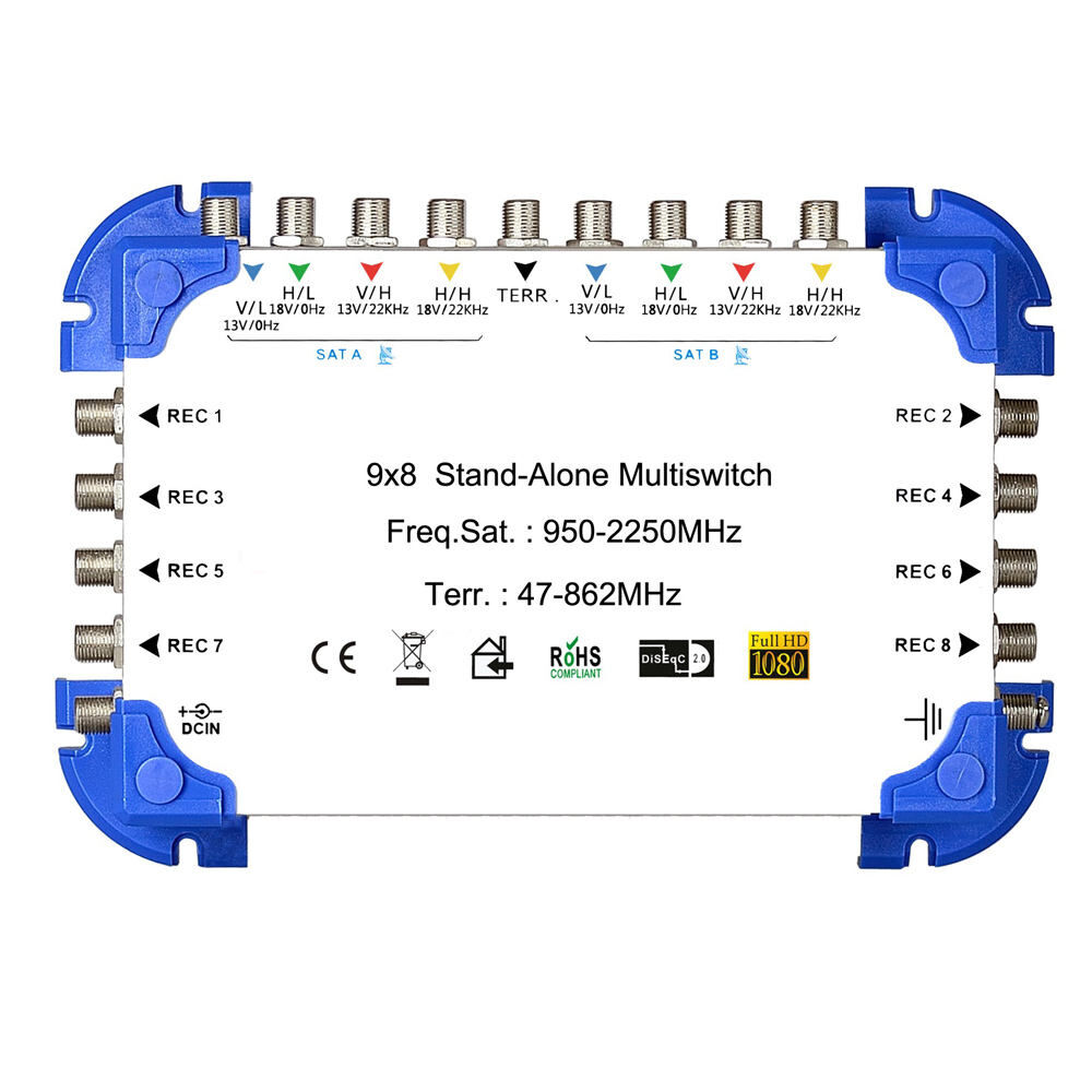 Best Selling 9 In 16 Out Satellite Diseqc 950-2400mhz Diseqc Switch ...