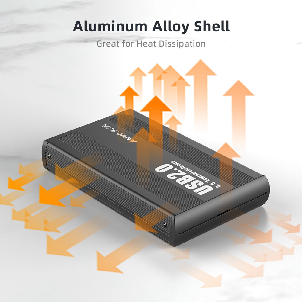 Maiwo K3502u3s Aluminum Enclosure For 2.5"/3.5" Sata Hdd/ssd 2.5 / 3.5 ...
