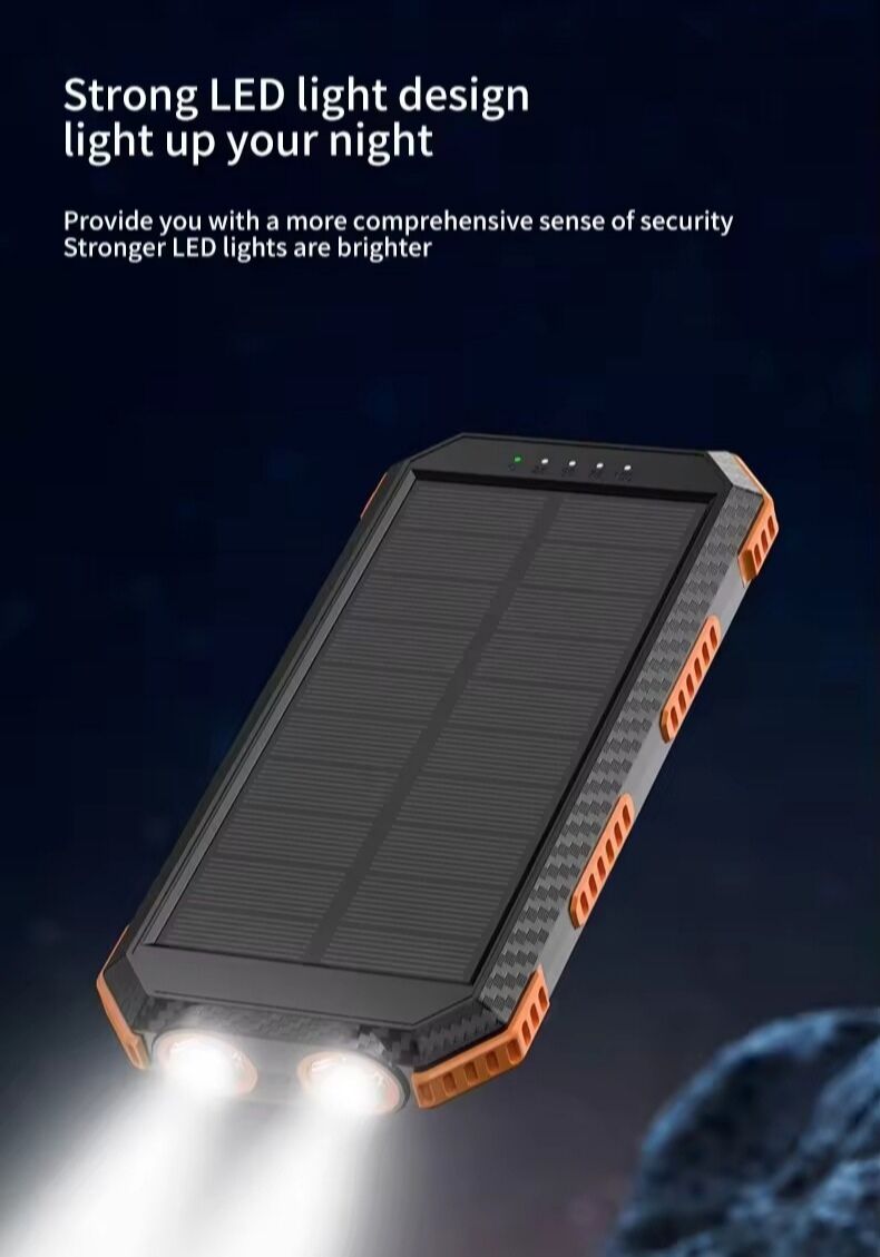 Eco Friendly Solar Power Bank 10000mah Chargeur Portable Wireless ...