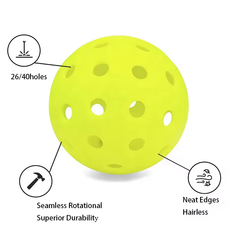 Wholesales Pickleball Balls Indoor Outdoor Sports Durable 40 Holes ...