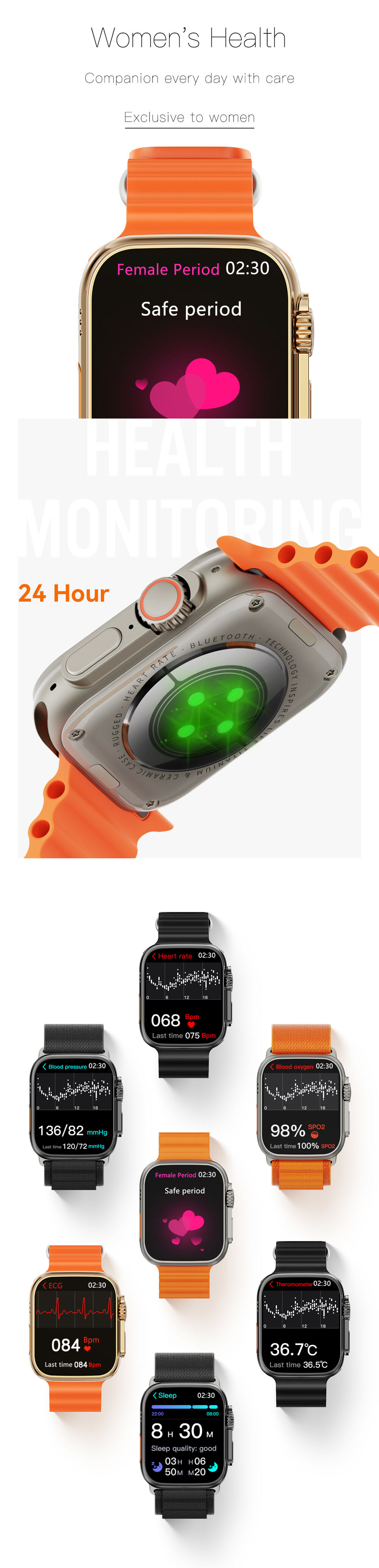 Wholesale Wearable Devices W69mini Smartwatch 2.16''ips Screen Bt ...