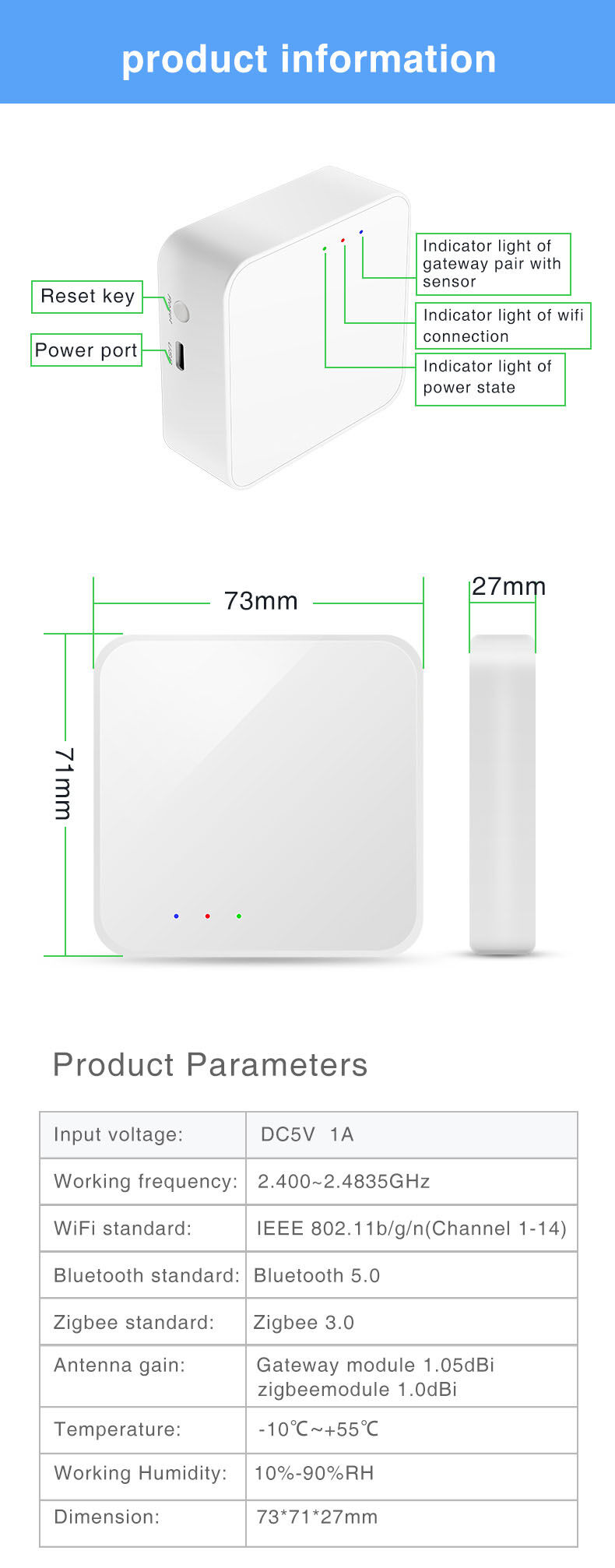 Tuya Smart Home Automation Iot Zigbee 3.0 Bluetooth Ble Mesh Multi Mode Function Multi-mode ...