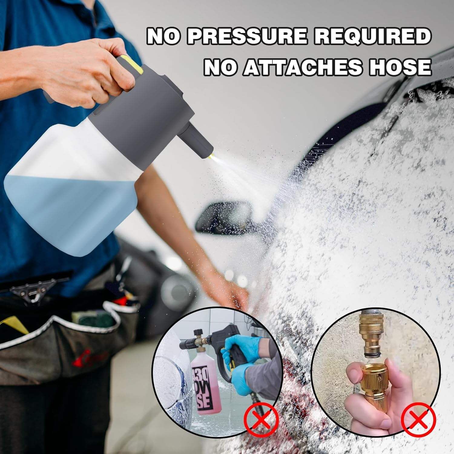 Intelligent Portable Large Wide Angle Nozzle Plastic Electric Foam ...