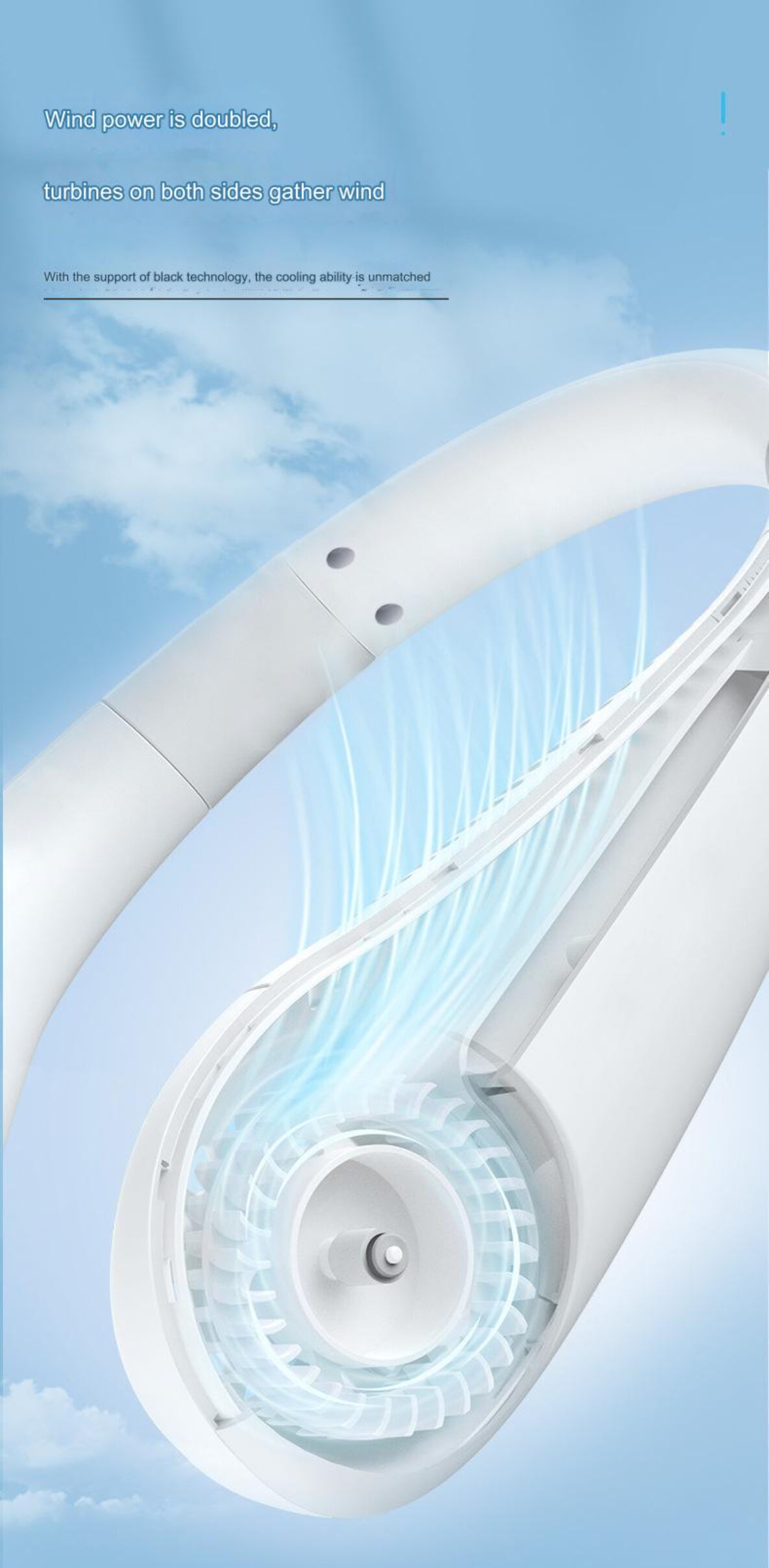 Buy China Wholesale Neck Fan, Portable, Adjustable, 360° Cooling, Super ...