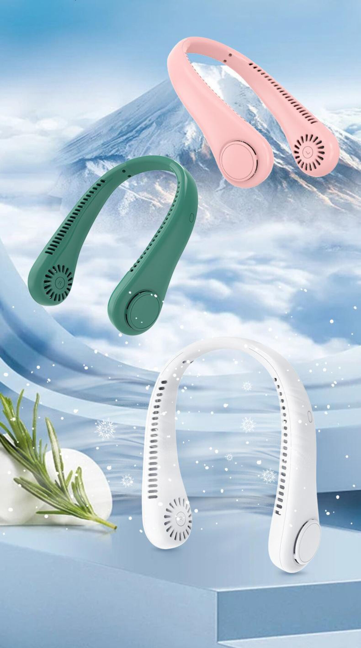 Buy China Wholesale Neck Fan, Portable, Adjustable, 360° Cooling, Super ...