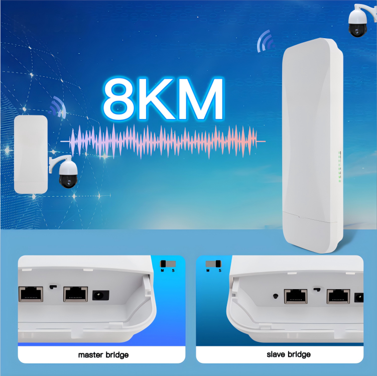 Long Distance Wireless Network Ap 900m/ 5.8g / Power Digital Long ...