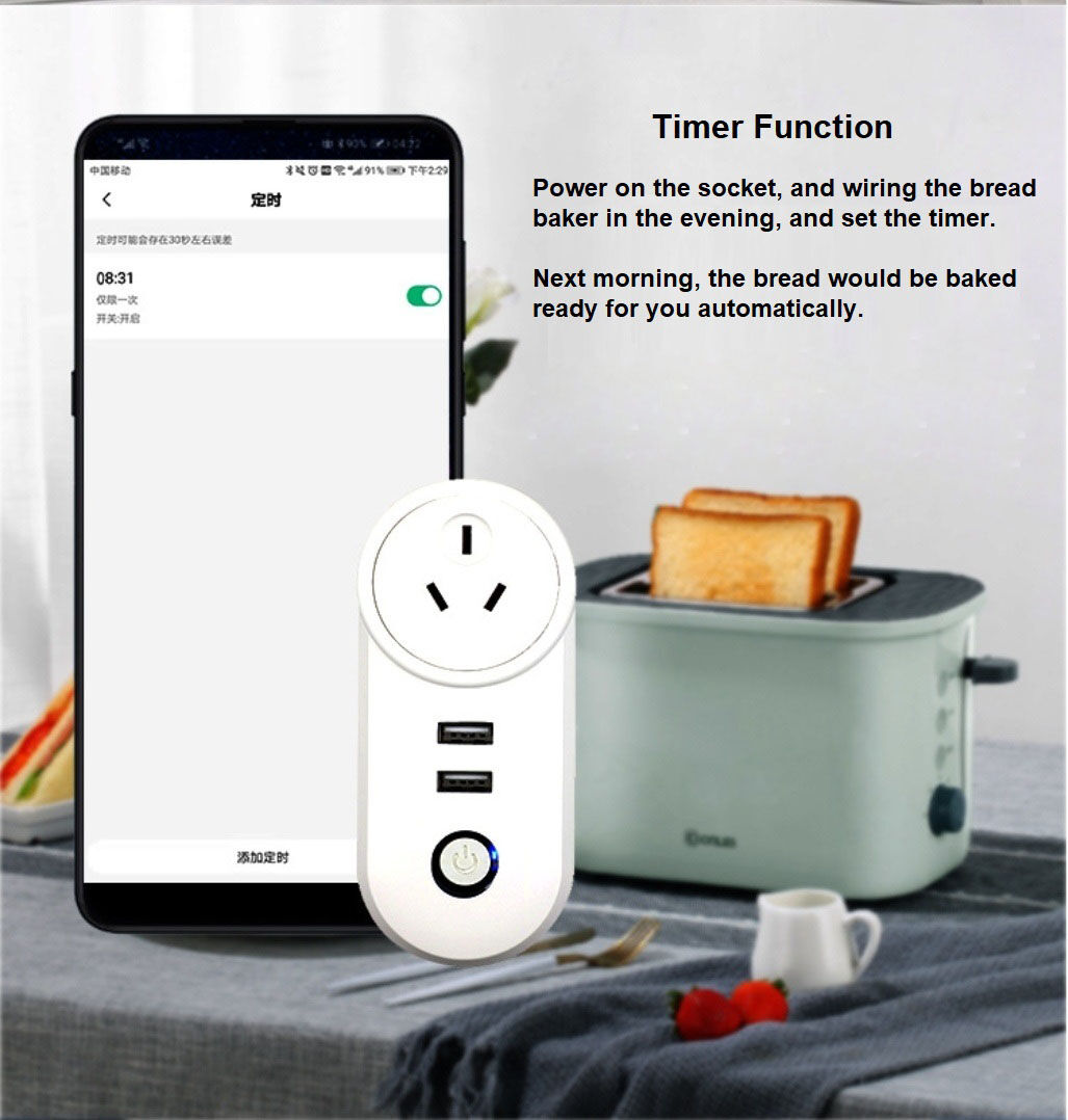 Ac100-240v 2.4ghz Smart Wifi Relay Sockets Uk Version Support Amazon ...