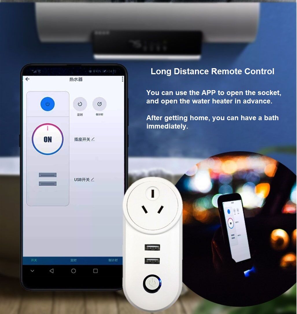 Ac100-240v 2.4ghz Smart Wifi Relay Sockets Uk Version Support Amazon ...