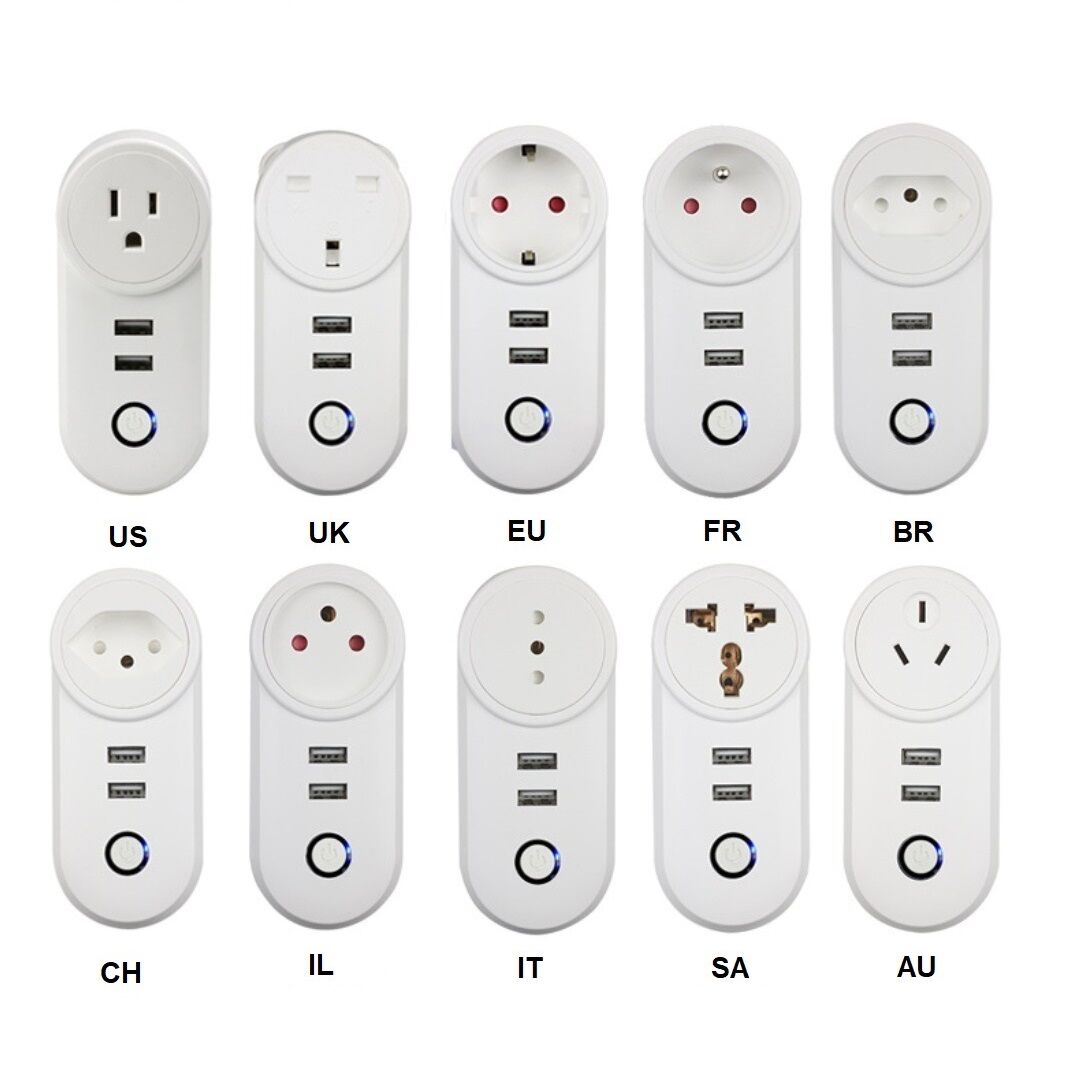 Ac100-240v 2.4ghz Smart Wifi Relay Sockets Uk Version Support Amazon ...
