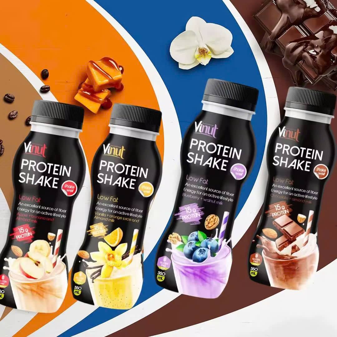 Protein Vanilla Almond Milk Shake 350ml Vinut - 15g Protein, Lactose ...