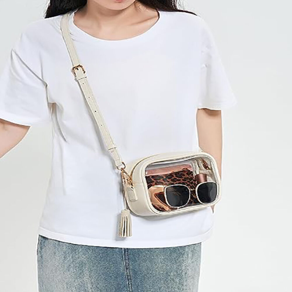 2025 Custom Pvc Crossbody Bag Clear Crossbody Shoulder Bag Clear ...