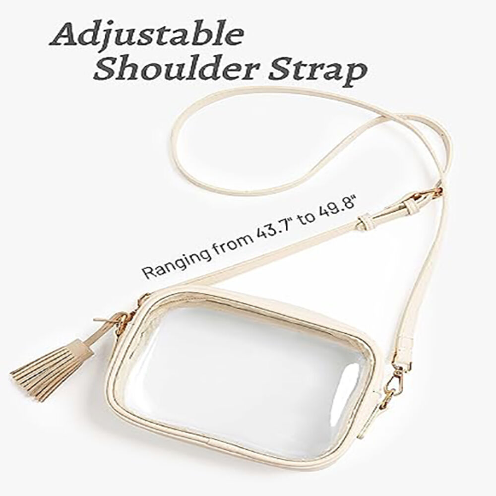 2025 Custom Pvc Crossbody Bag Clear Crossbody Shoulder Bag Clear ...