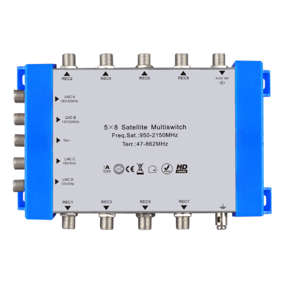 5 In 8 Output Stand Alone Satellite Multiswitch 5 Passion Hd Satellite ...