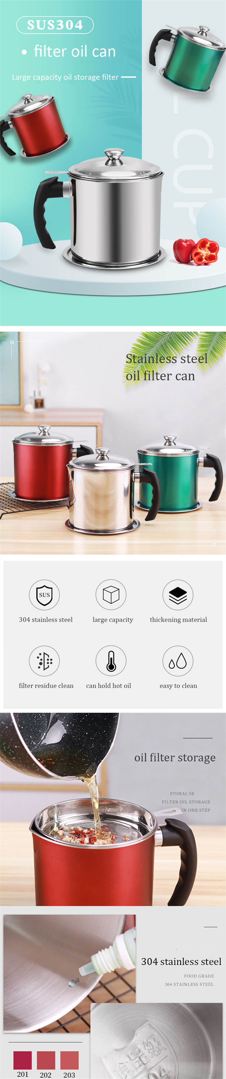 Factory Direct High Quality China Wholesale Stainless Steel Oil Filter ...