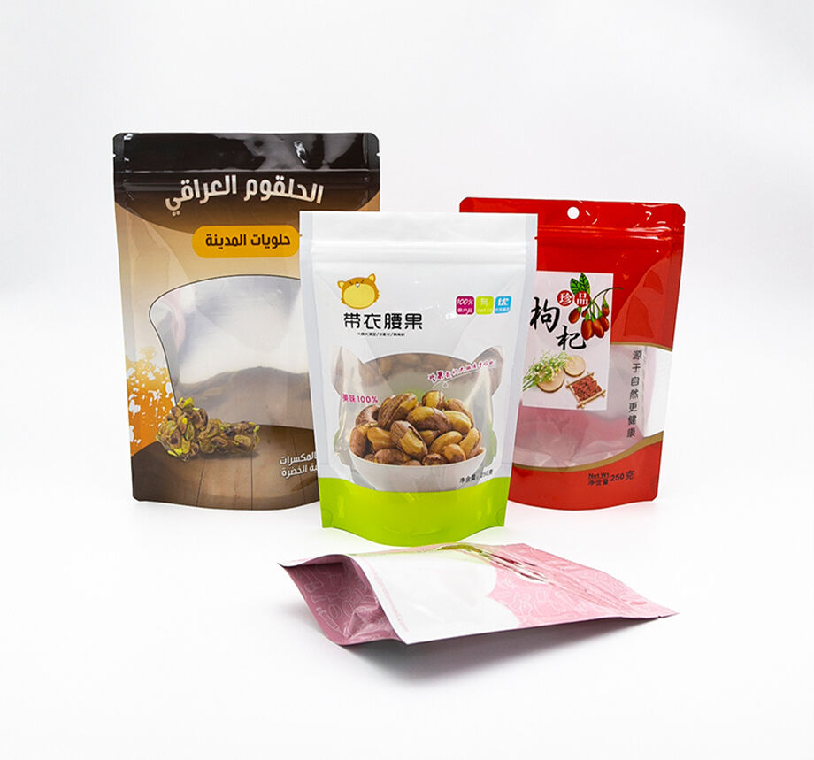 Clear Window 250g Spices Seasoning Packaging Bag Custom Recyclable ...