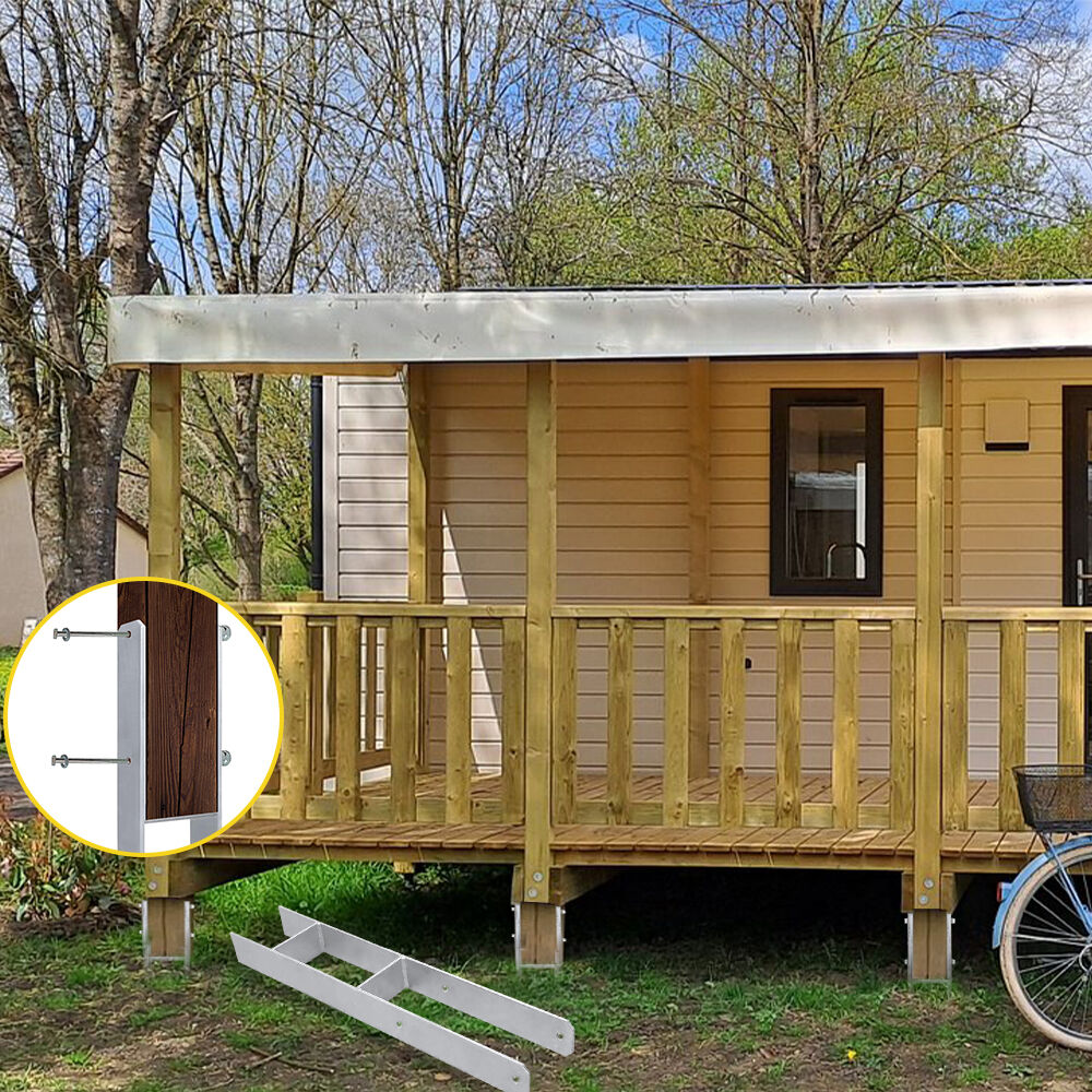 Easy Install Ground Sleeve Anchors Firmly Securing Garden And Yard ...