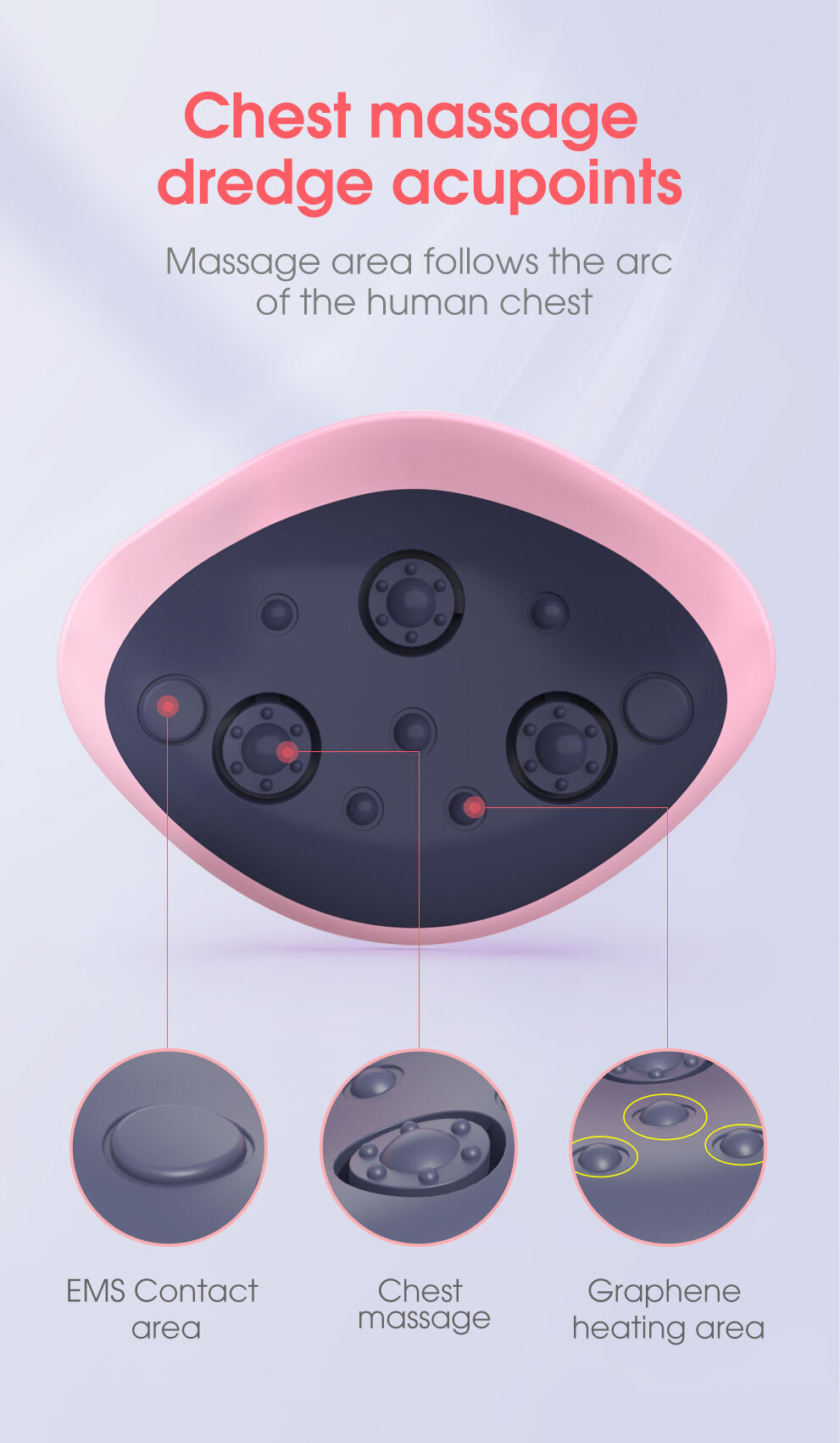 Wireless Silicone Breast Enhancement Massager Portable Breast ...