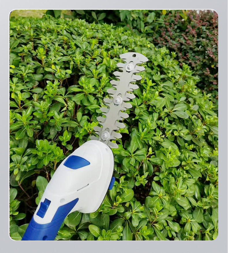 2 In 1 Hand Held Portable Pruner Hedge Trimmer Cordless Lithium Battery ...