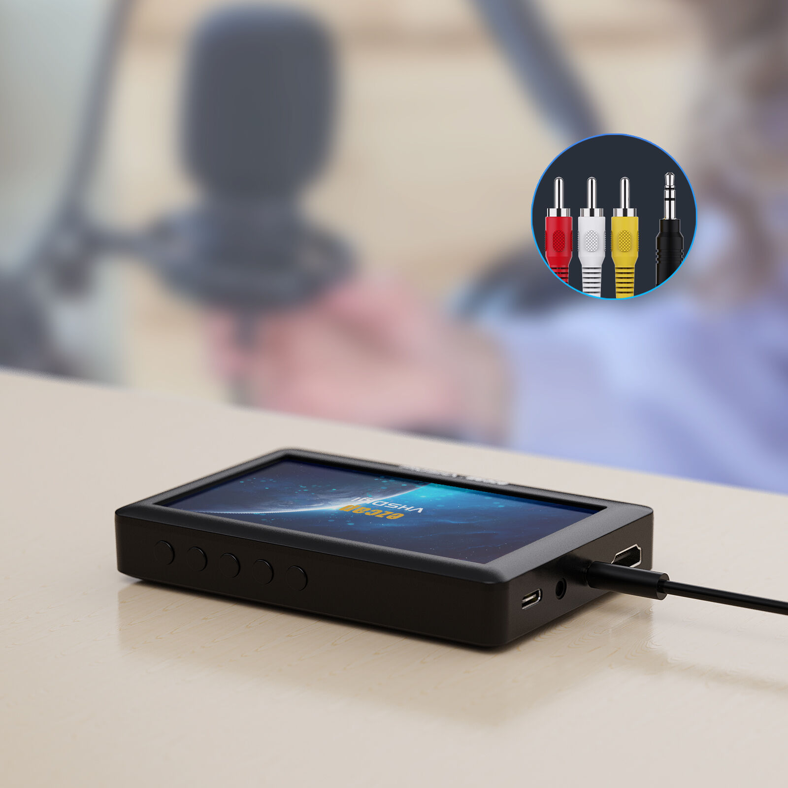 Ezcap180 Vhs To Digital Converter Vhs Digitizer Standalone Analog Video ...