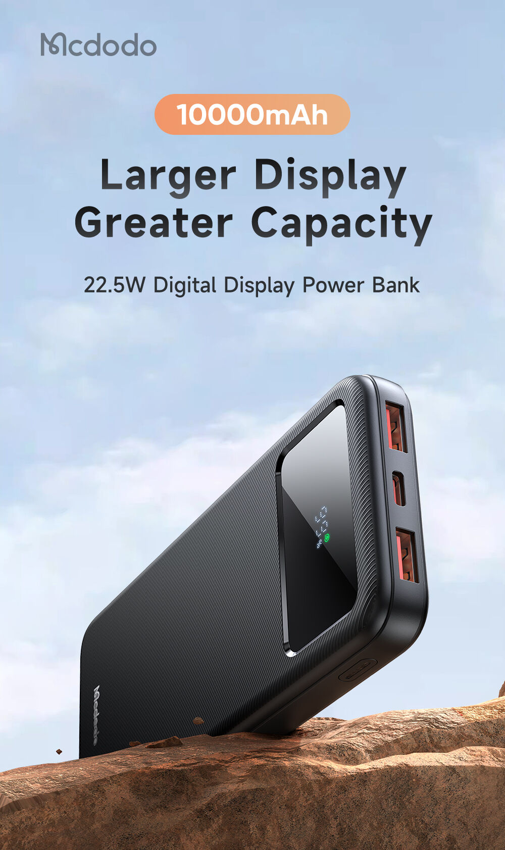 Mcdodo 422 22.5w Digital Display Power Bank 10000mah Pd Pps Vooc Fast ...