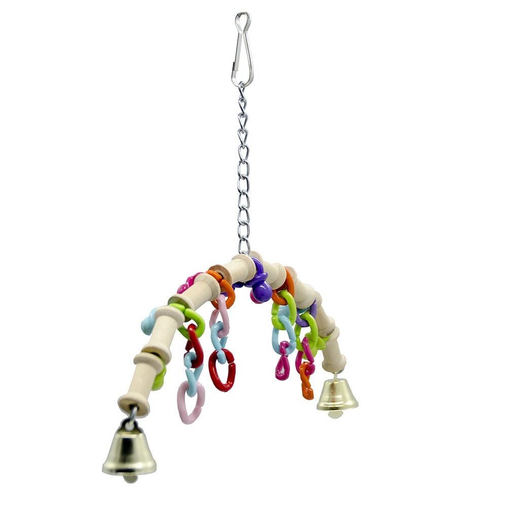 Wholesal Hanging Bell Swinging Parrot Cage Bird Parrot Toy For Parrot ...