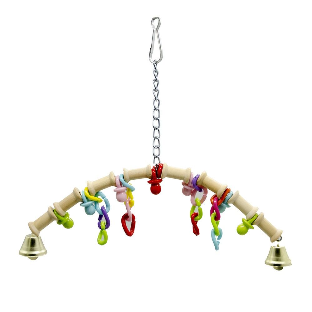 Wholesal Hanging Bell Swinging Parrot Cage Bird Parrot Toy For Parrot ...