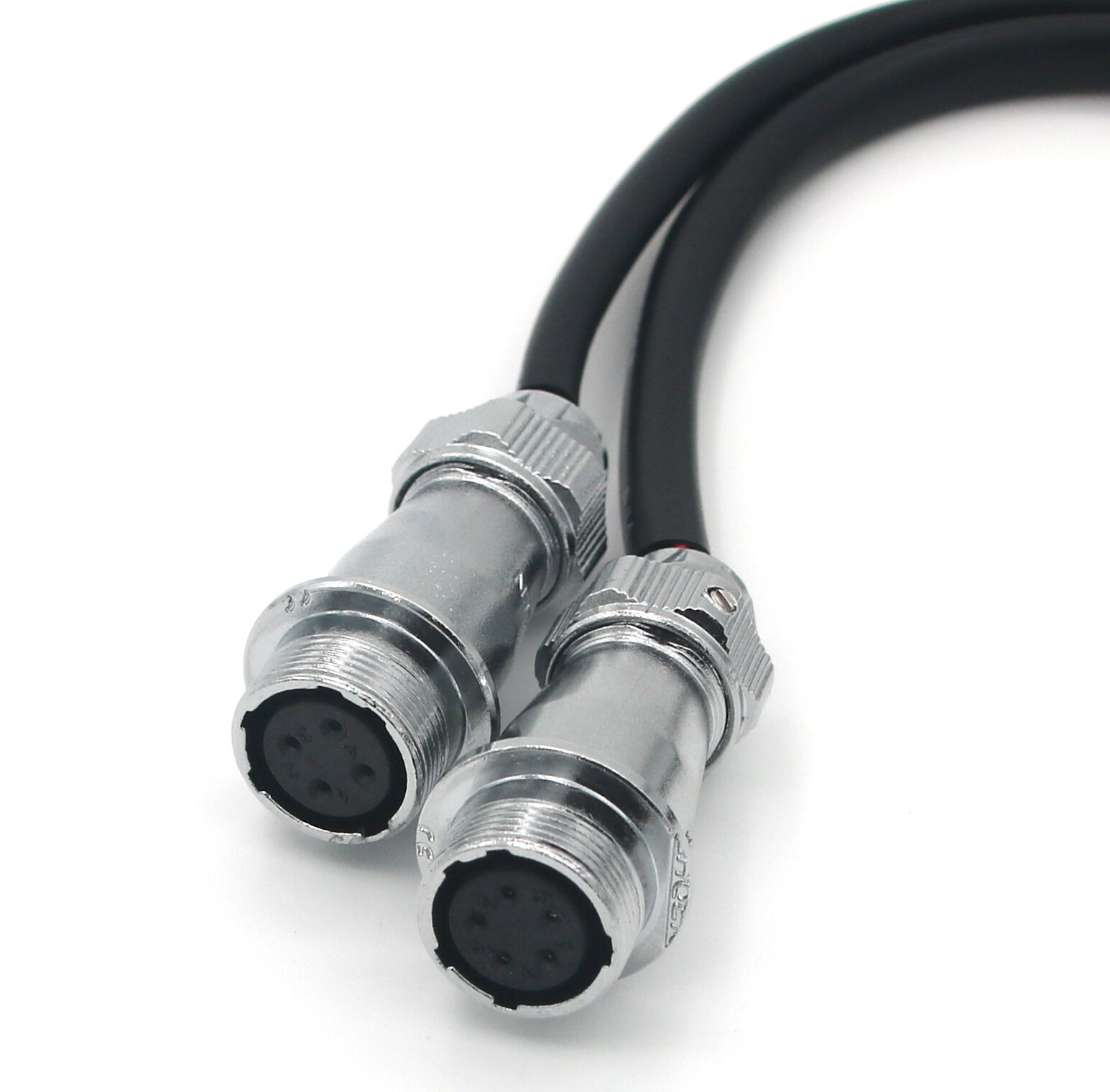 Splitter Cable Connector One Male 10 Pin Split Two Female Aviation Plug ...