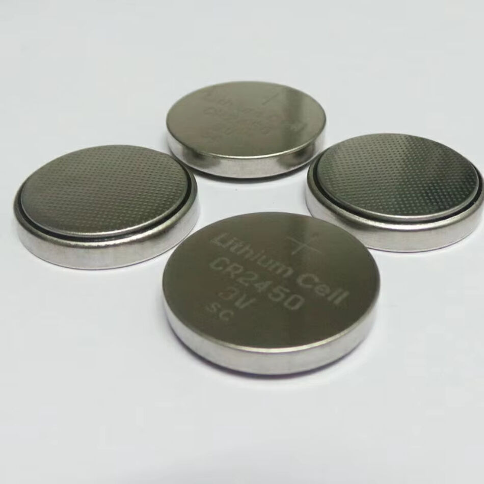 3.6v Lithium Ion Button Cell Battery 150mah Lir 2450 Li-ion ...