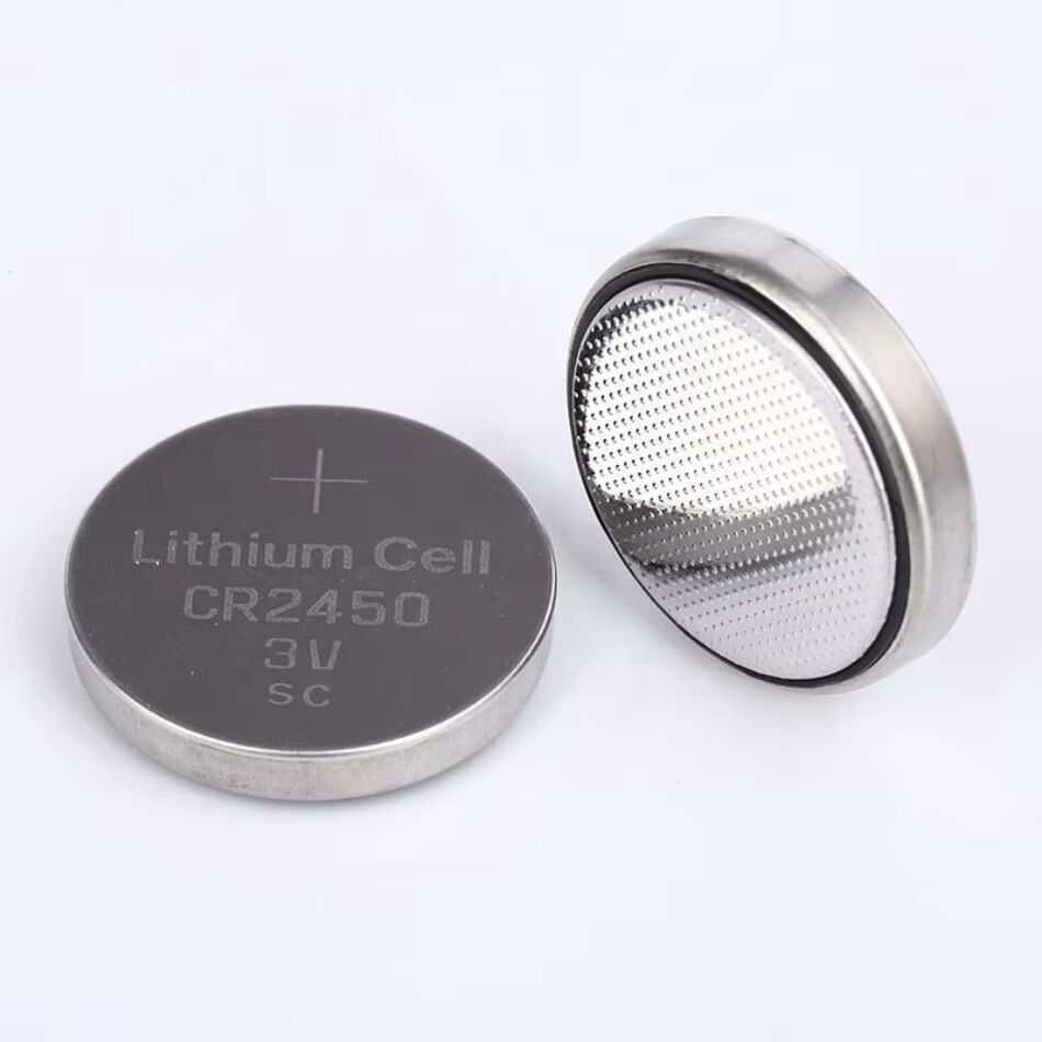 3.6v Lithium Ion Button Cell Battery 150mah Lir 2450 Li-ion ...