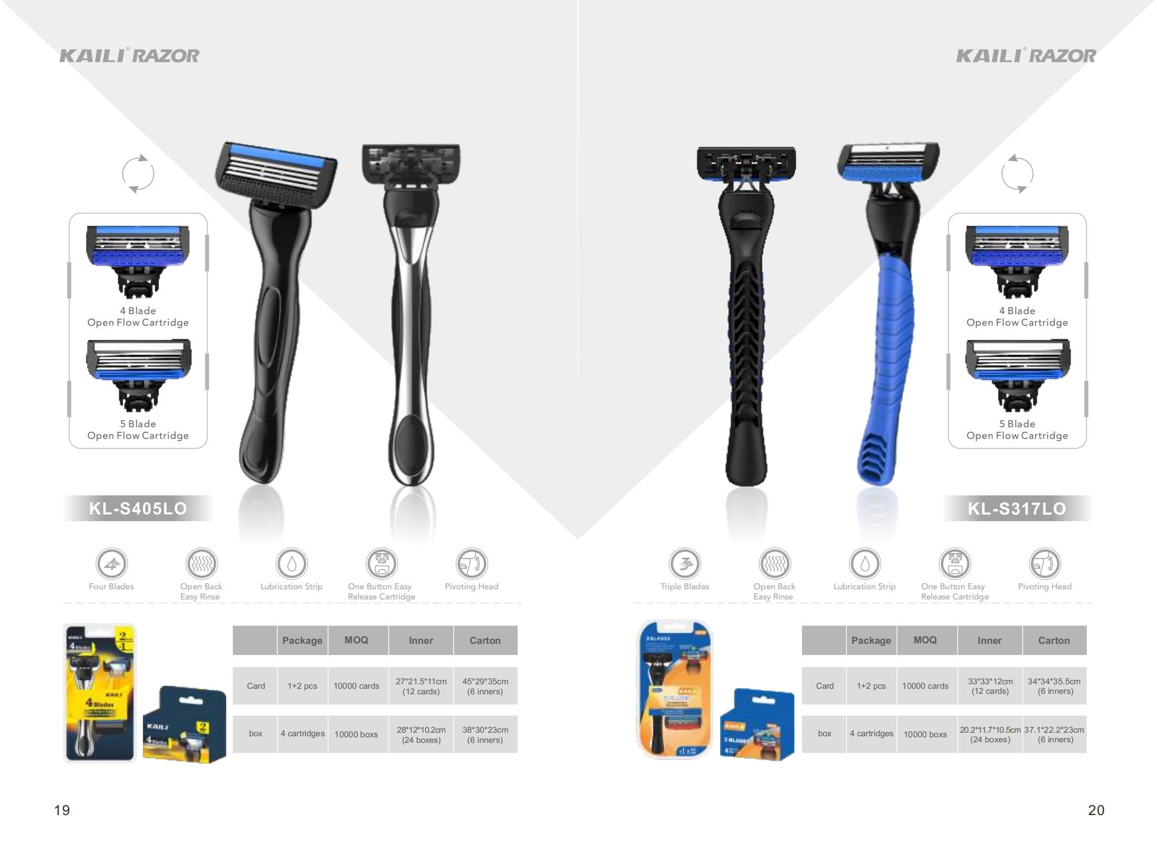 Four Blade Razor With Precision Shaving Technology, Comfort Grip Handle ...