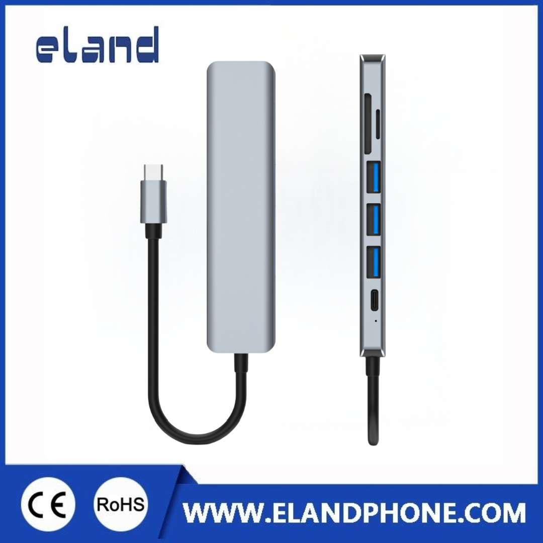 7 In 1 Usb 3.0 Hub Usb 3.1 Type C To Hdmi/usb 3.0/rj45/sd/tf/type C ...