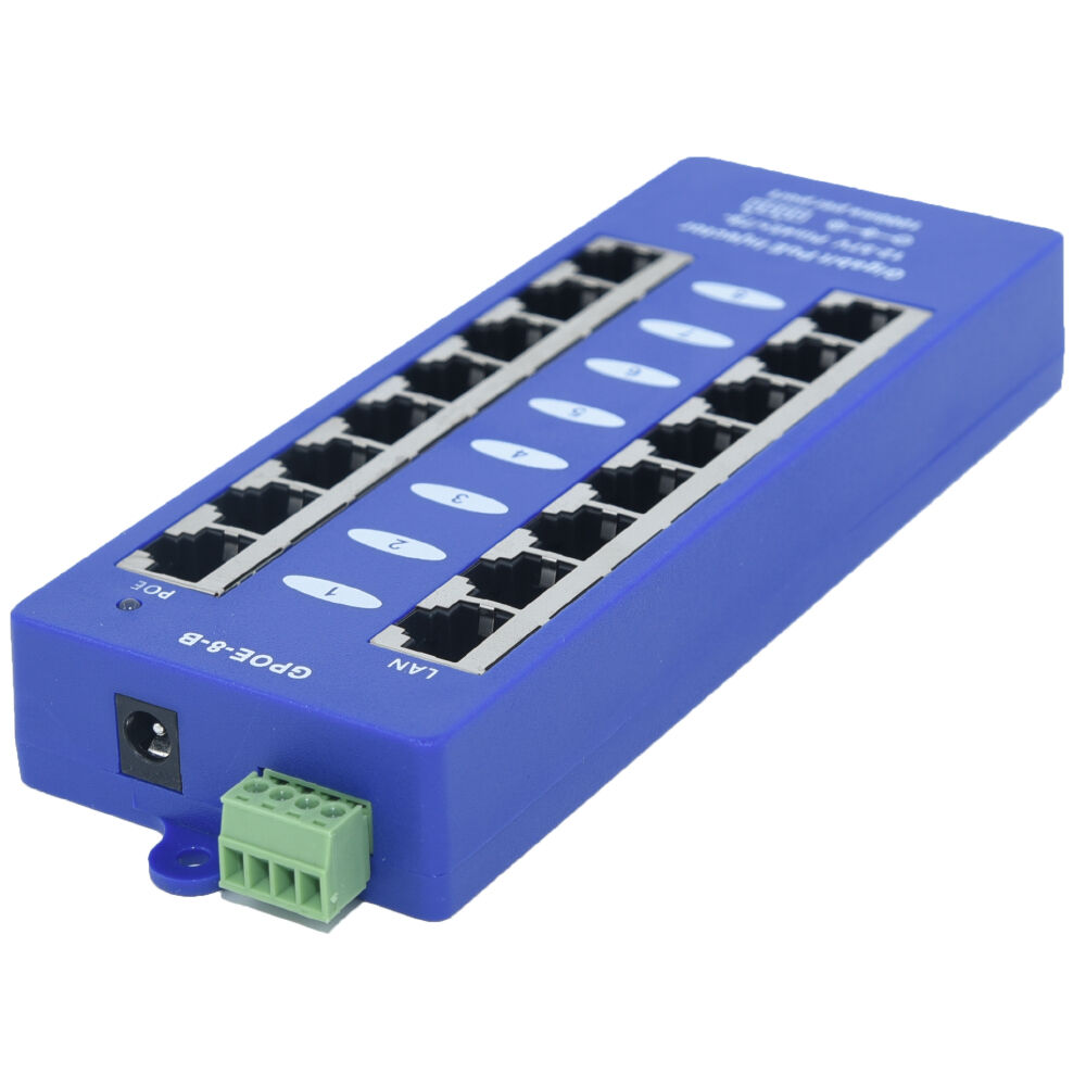 Custom Multi Port 24v 48v 56v Passive Gigabit Poe Injector 4 Port ...