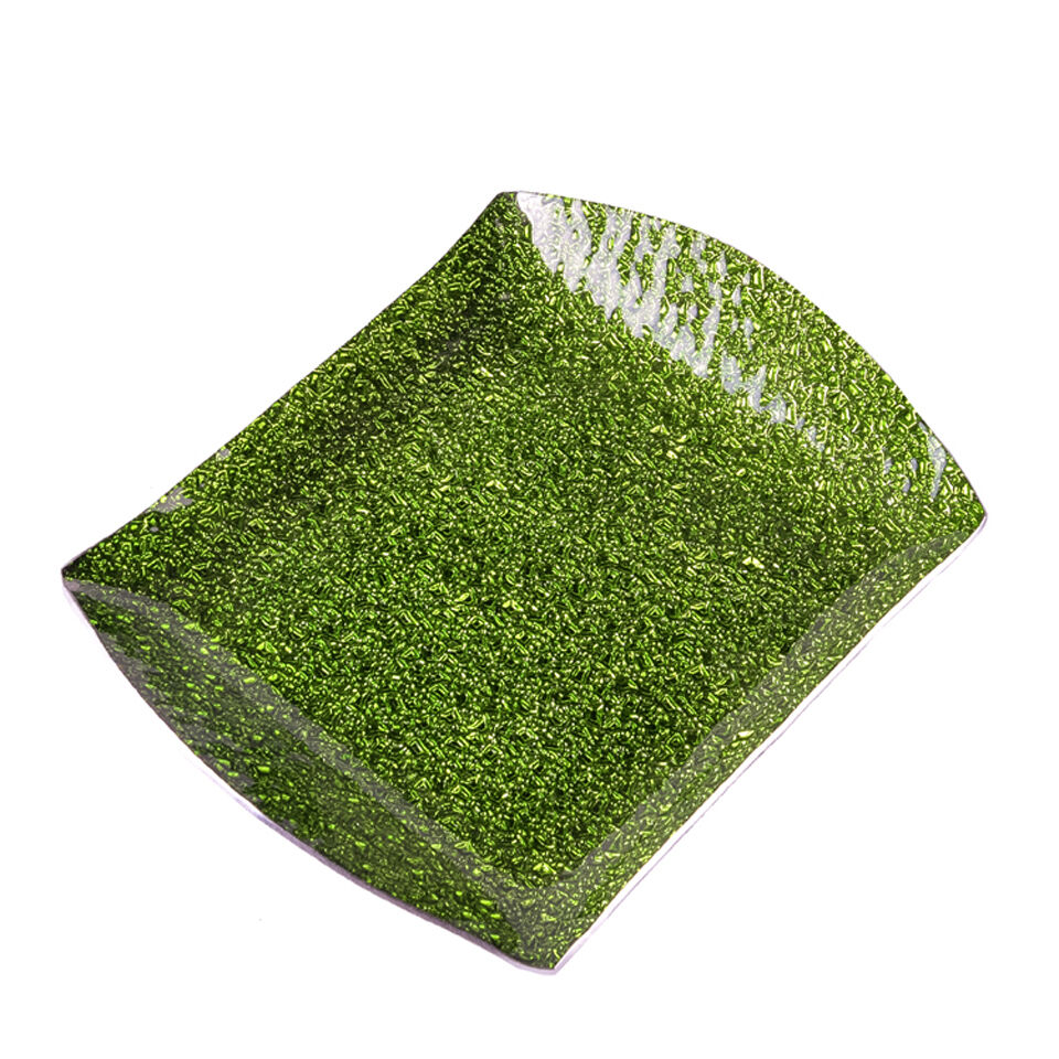 Green Glass Charger Plate Glass Dinner Plate For Home Decoration ...
