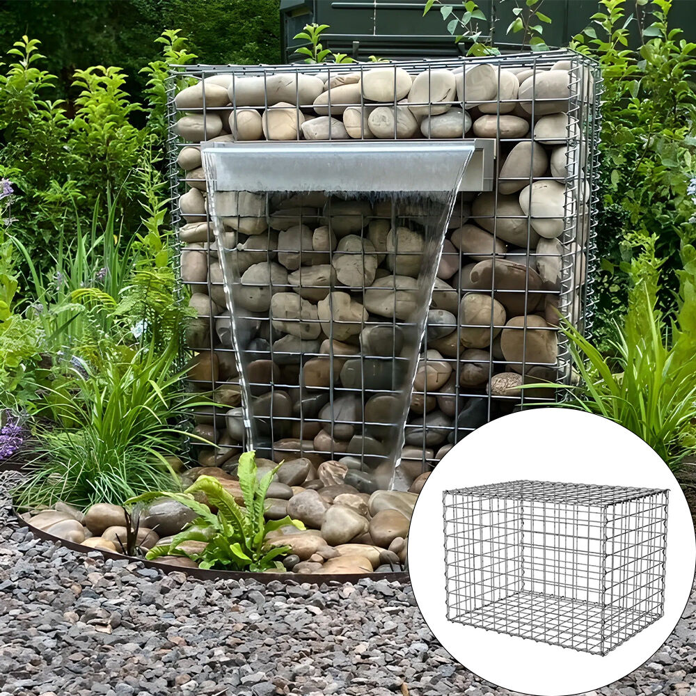Heavy-duty Gabion Box Weld Modular Gabion Gabion Retaining Wall Garden ...