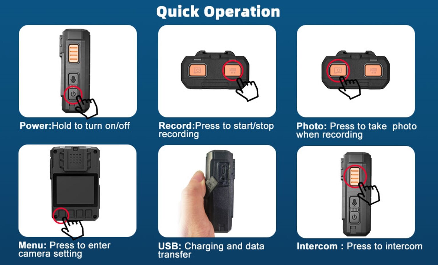 17hours Ultra-compact 1440p Hd Body Worn Camera With Ae256 Encryption ...