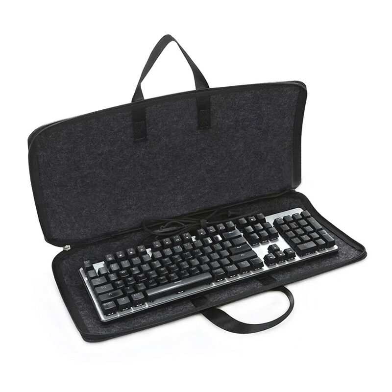 Portable 87/104/108 Key Mechanical Keyboard Storage Bag Felt Bag, Dark ...