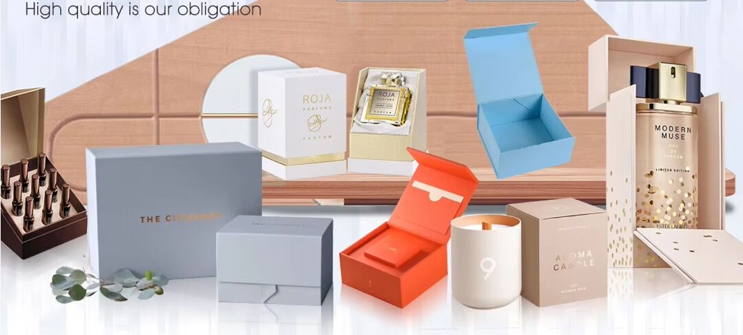 Custom Luxury Magnetic Closed Rigid Cardboard 2 Piece Side Open Double ...