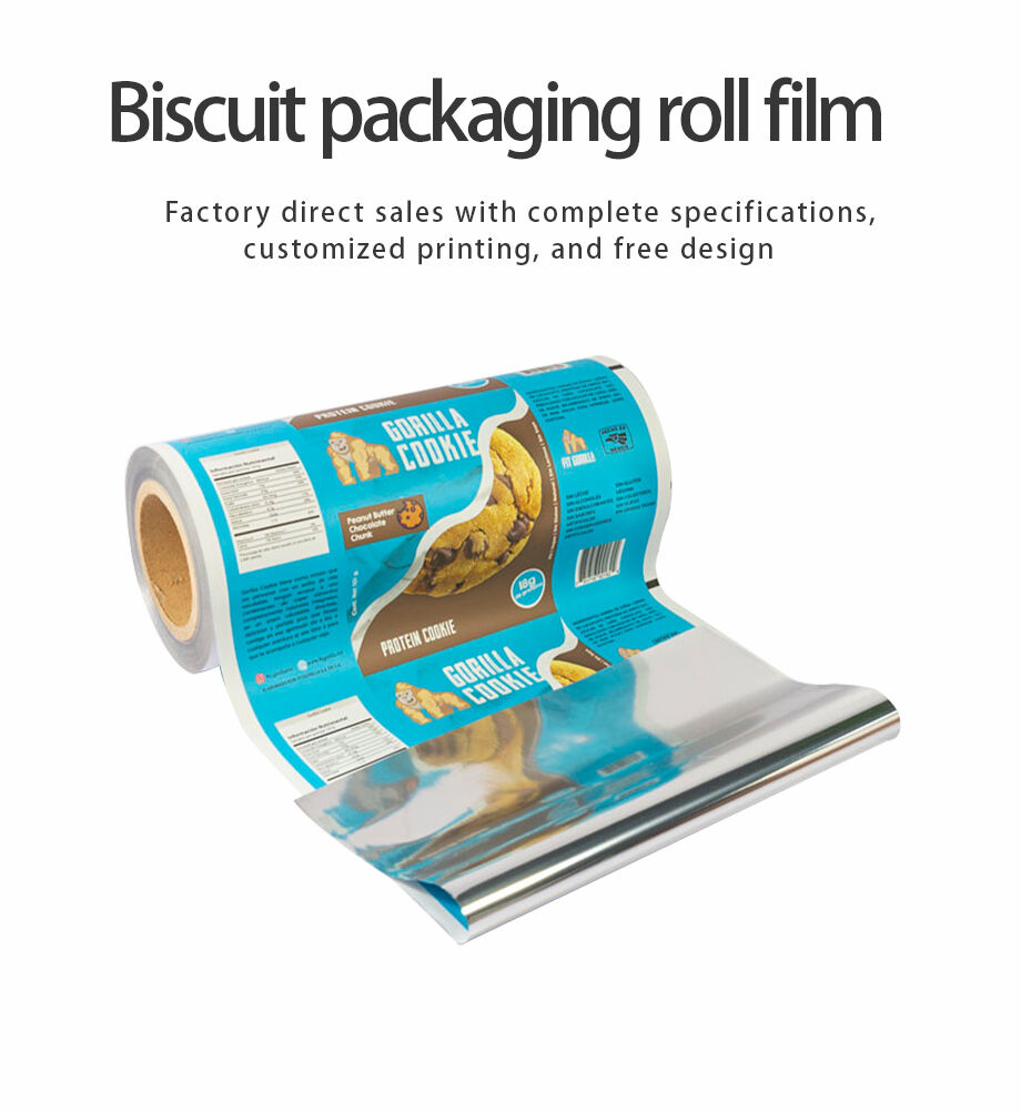 Custom Printed Food Packaging Roll Film Laminated Plastic Flexible ...