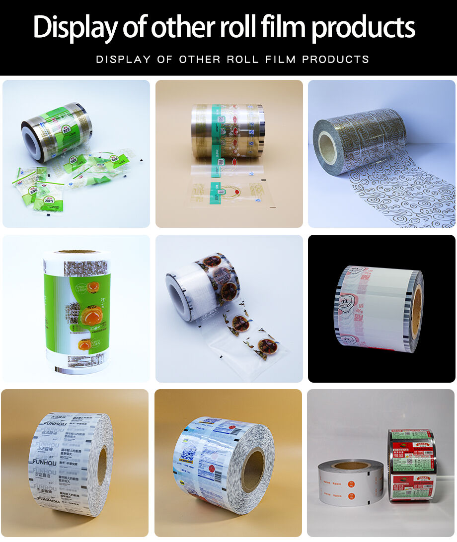 Transparent Plastic Pla Pe Pet Cpp Film Bag Rolls For Flexible Snacks ...