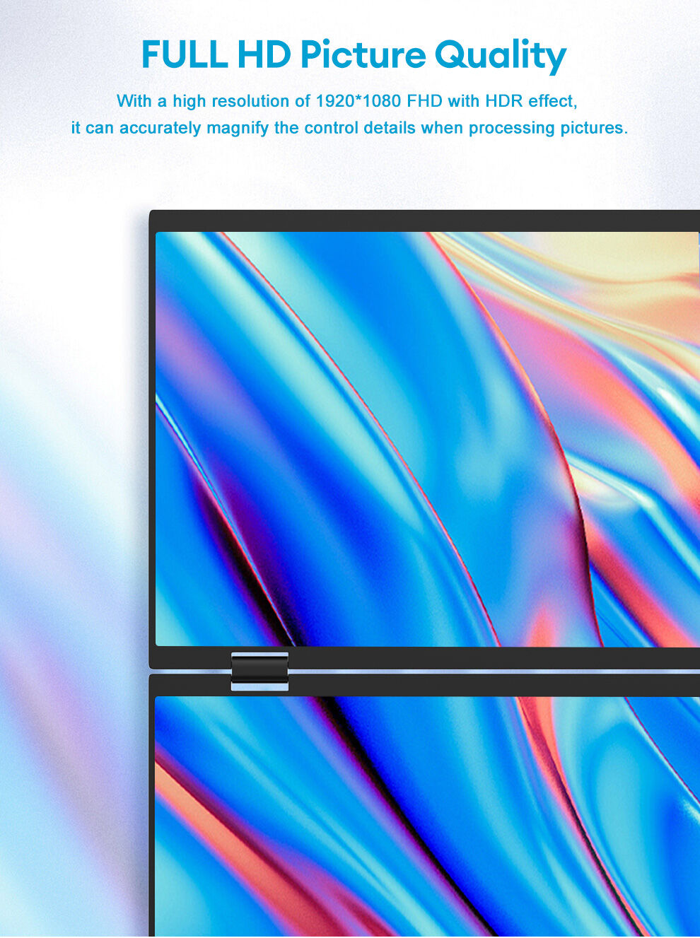 2024 New Zeuslap 15 Inch 1080p Dual Lcd Monitors Usb C And Hd Port ...