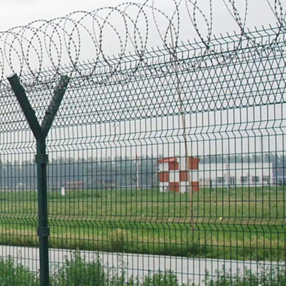 Factory Stock Wholesale Barbed Wire Anti-climbing Isolation Fence ...