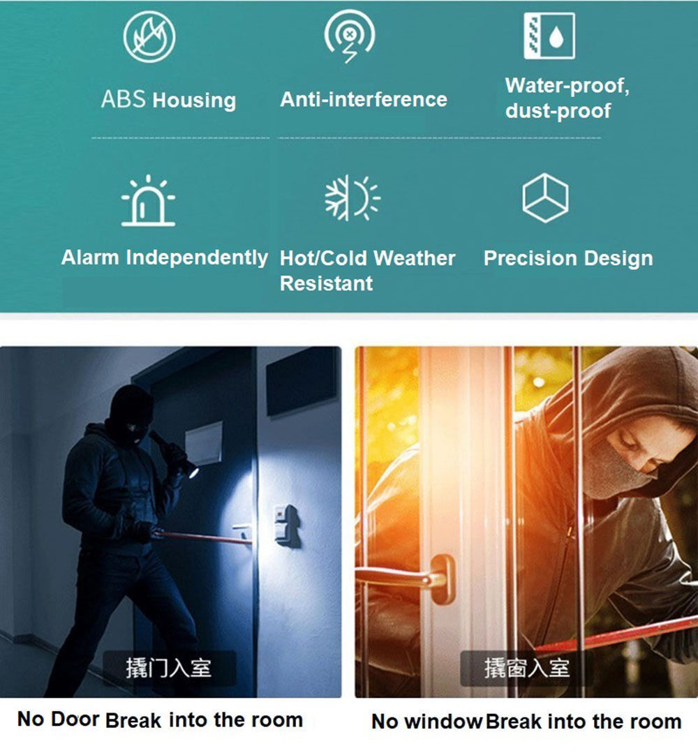 Wireless Infrared Door/window Sensors For Automatic Gate Door Window ...