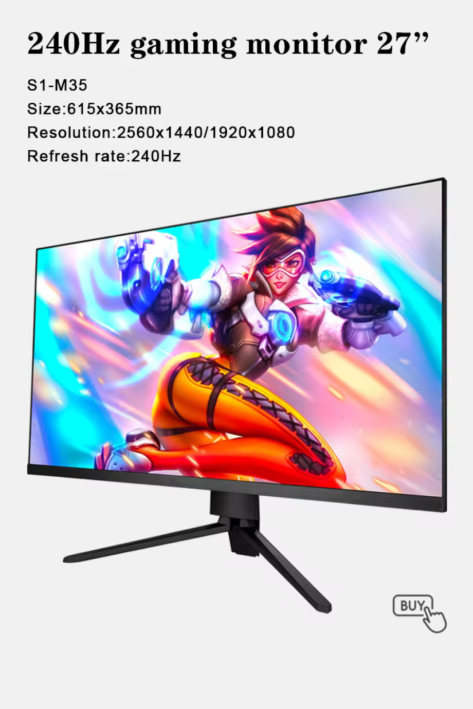 Curved Screen Monitors 24 32 34 Inch Ips Lcd Monitor 144hz 165 Hz ...